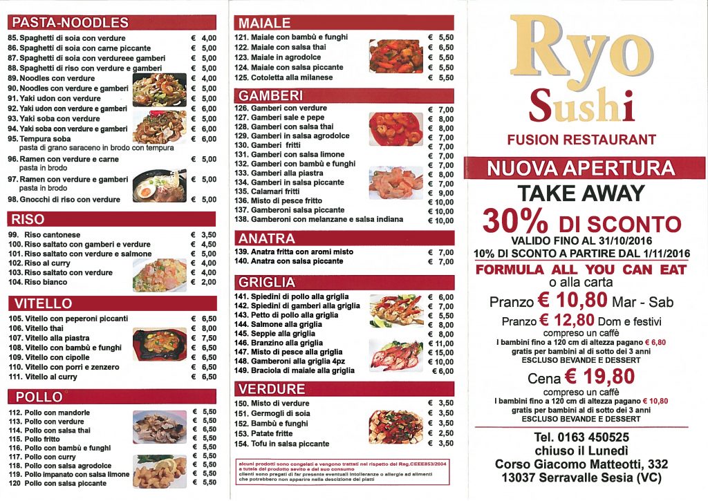 menu-1 | Ryo sushi - Fusion Resturant