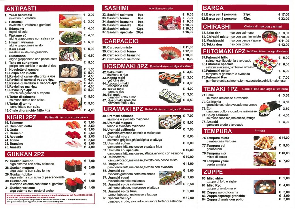 menu-2 | Ryo sushi - Fusion Resturant